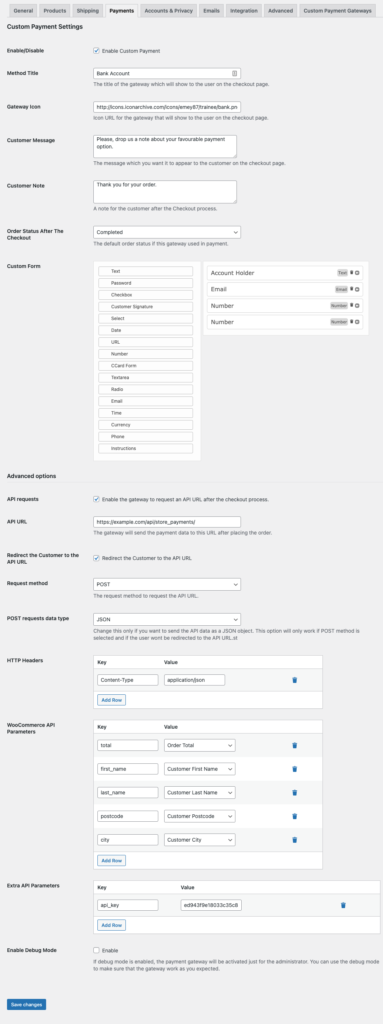Settings And Hooks Wpruby