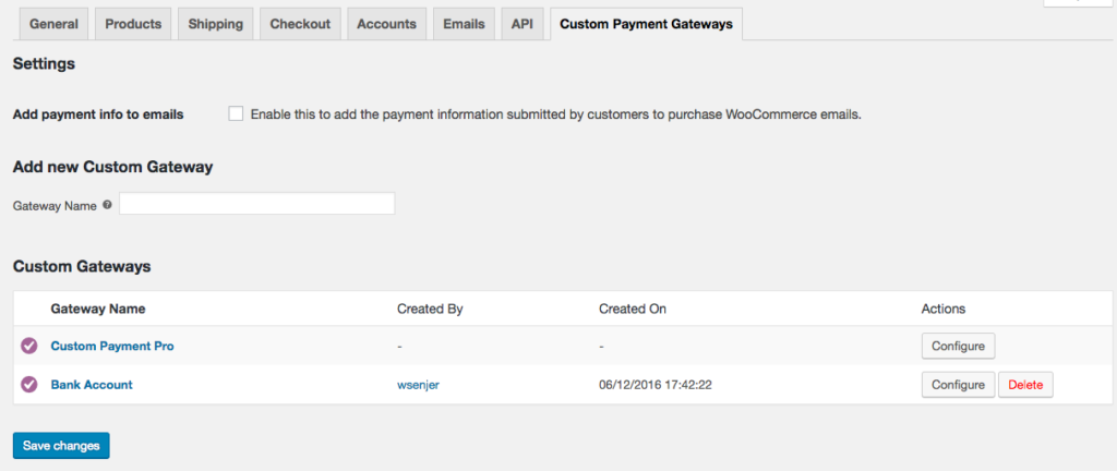 Multiple Gateways - WPRuby